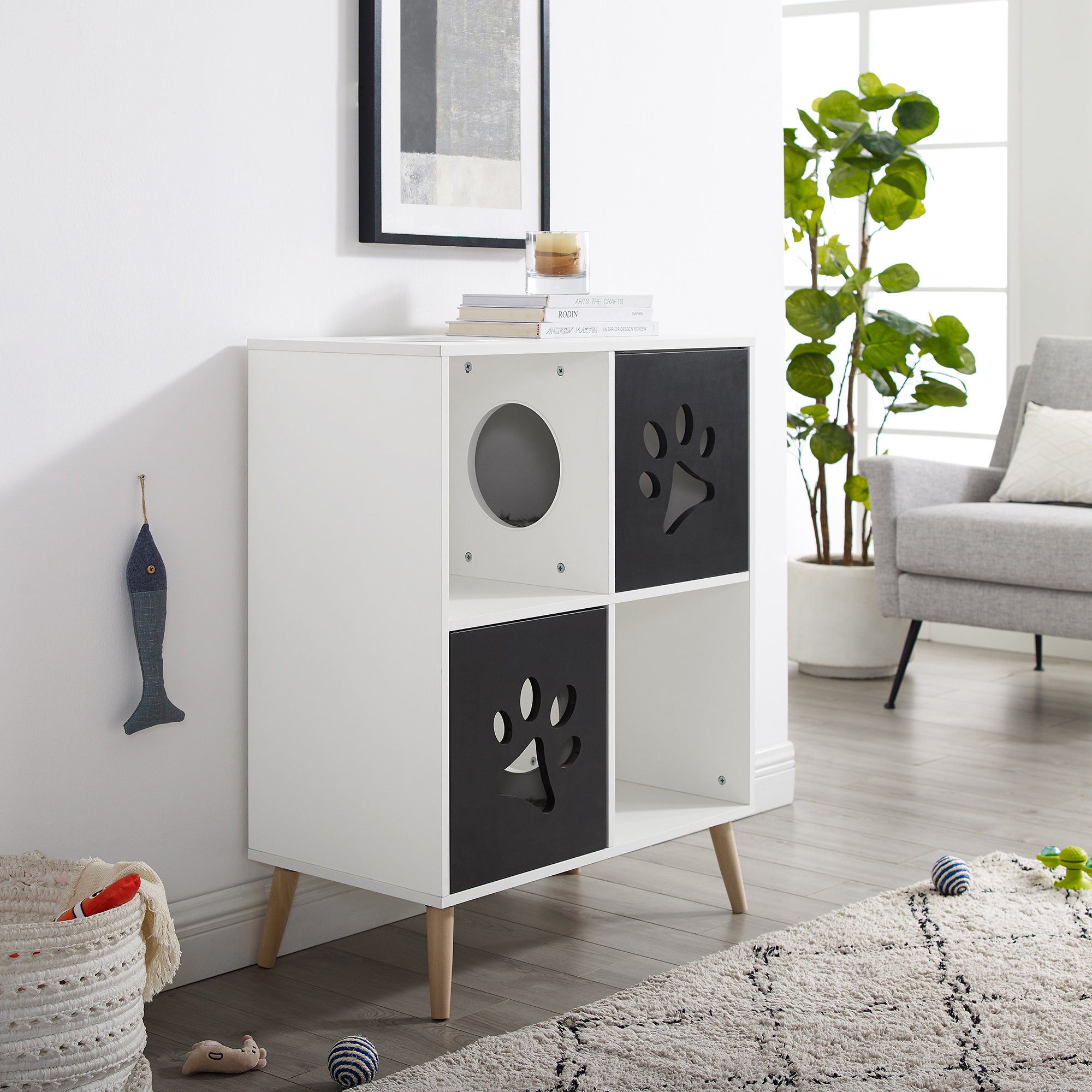 Sam's Pets Convertible® 37" Cat Tree & End Table - Wayfair Canada