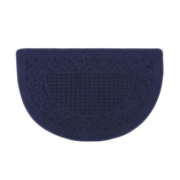 Winston Porter Jacquard Solid Decor Non-Slip Carpet Floor Mat Indoor ...