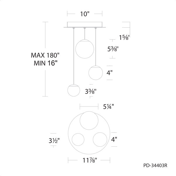 Modern Forms Pisces LED Multi-Light Pendant | Wayfair