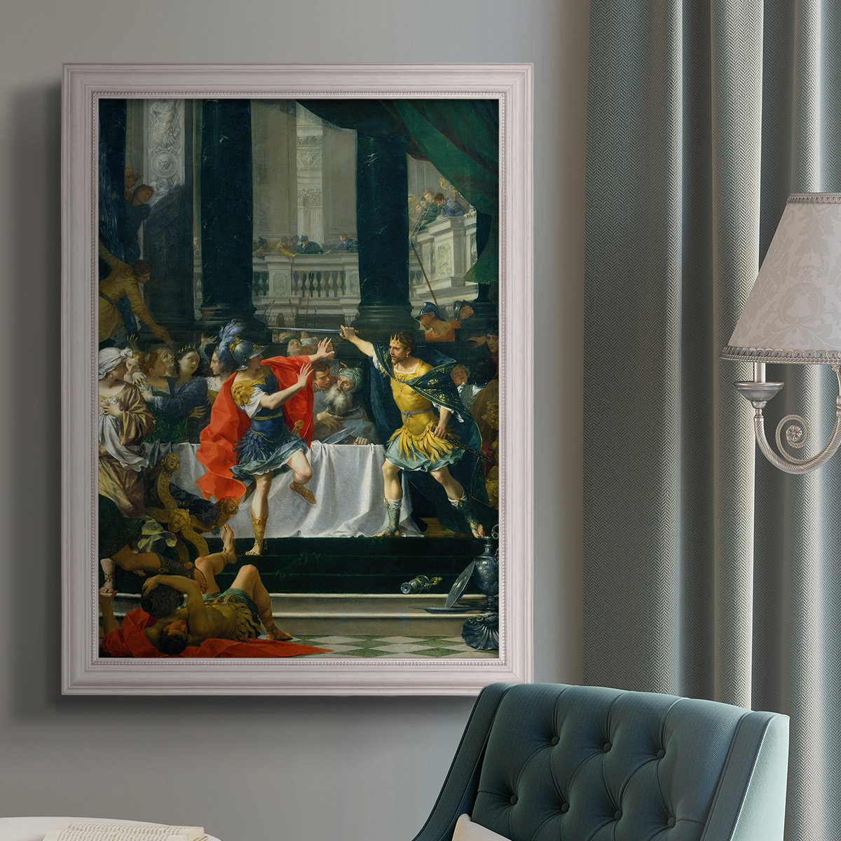 Alcott Hill® Alexander The Great Threatened By His Father Framed On ...