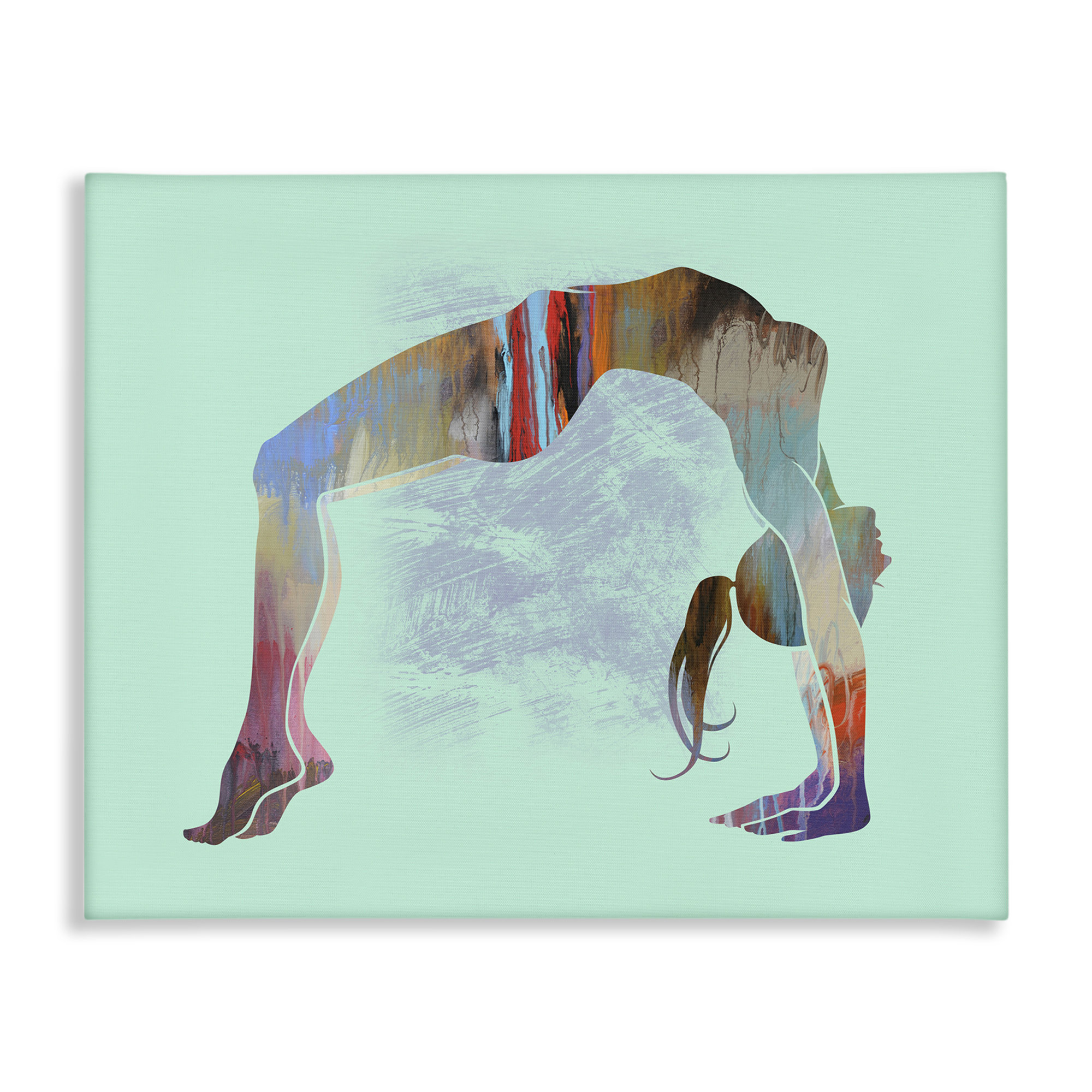 Union Rustic Yoga Exercise Pose Canvas Wall Art by Tim Parker | Wayfair