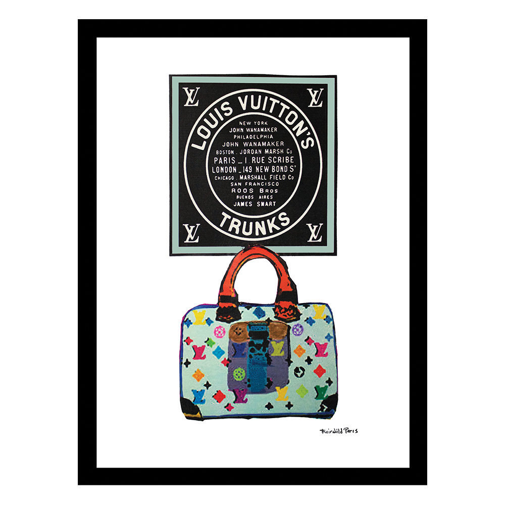 Venice Beach Collections High Fashion Designer Handbag Framed Print ...