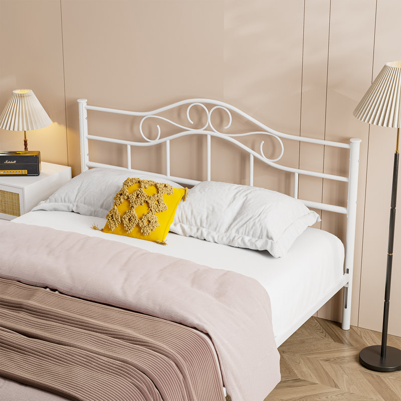 Red Barrel Studio® Anary Metal Headboard, Adjustable Height, Steel ...