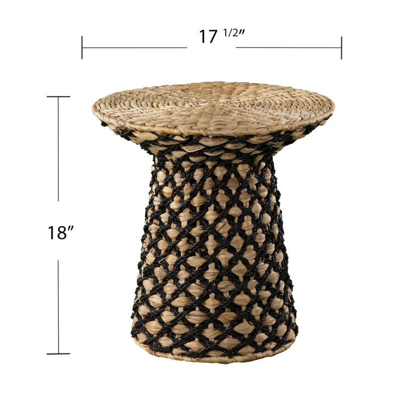 Bayou Breeze Pedestal End Table & Reviews | Wayfair