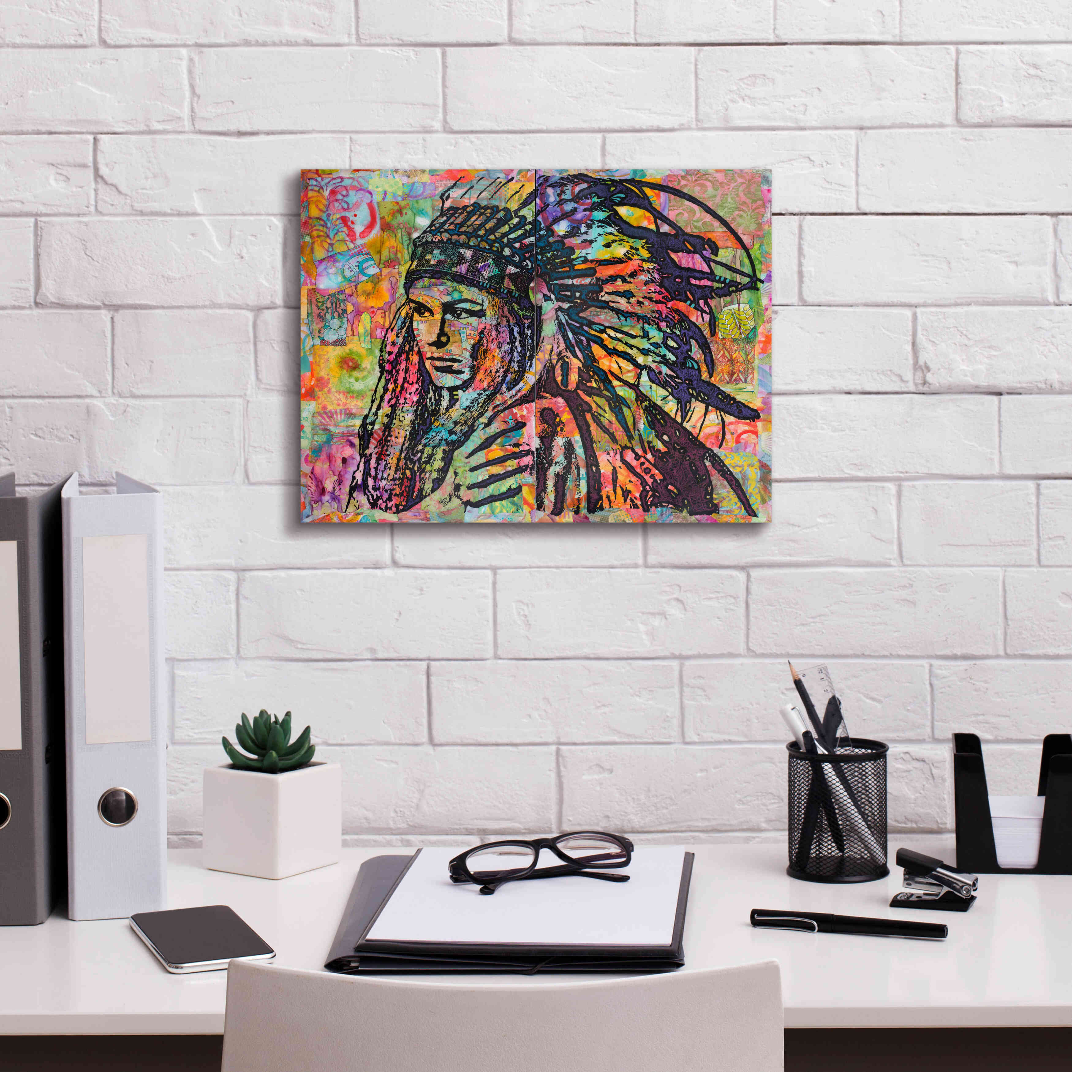 Latitude Run® Tiva in Head Dress by Dean Russo - Wrapped Canvas ...