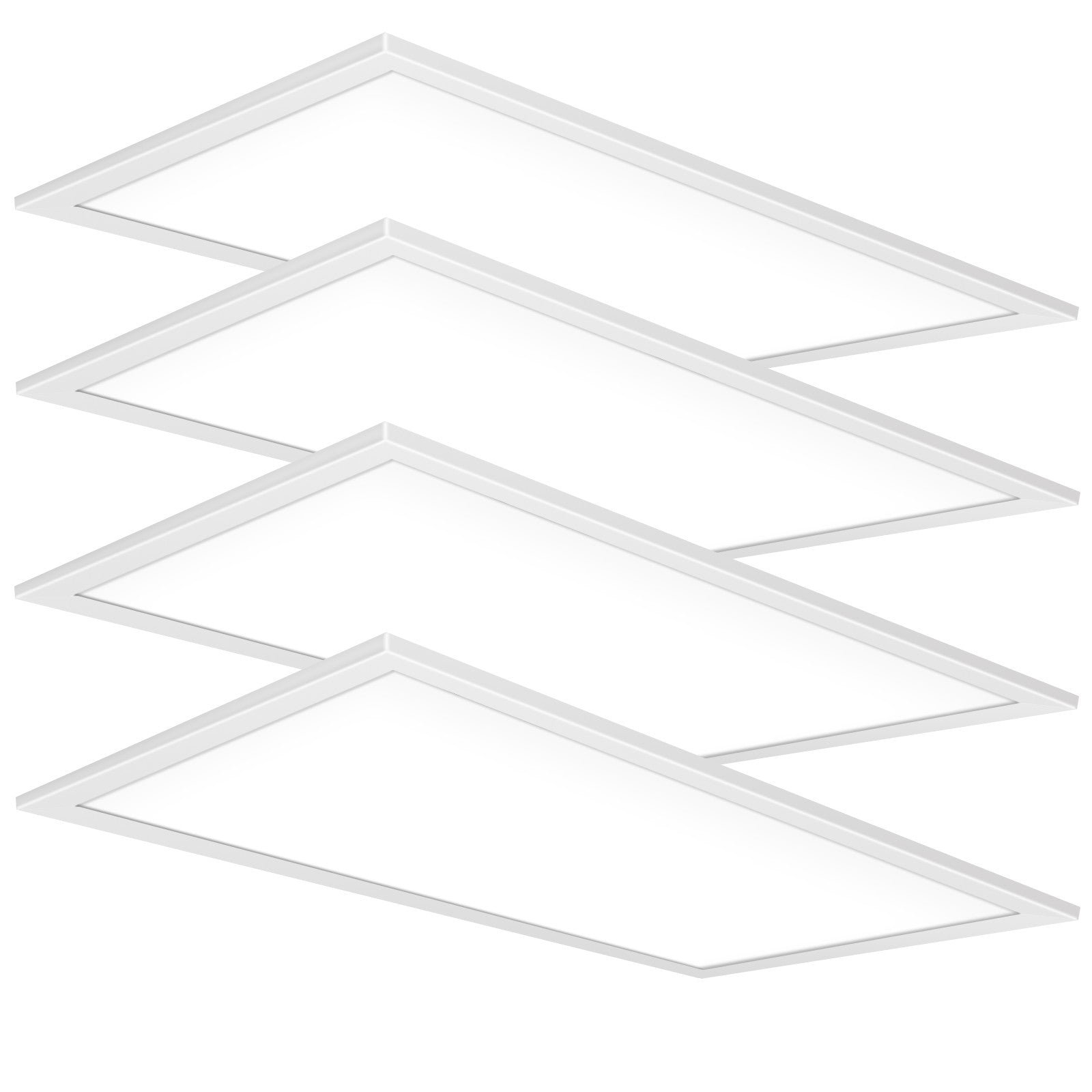 RUN BISON 2x4 LED Flat Panel Light, UGR is less than 19 Anti-Glare ...