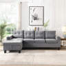 Ebern Designs Sectional Sofa Set For Living Room With L Shape Chaise ...