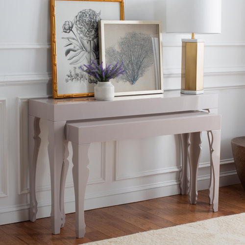 White Wood Console Tables You'll Love | Wayfair