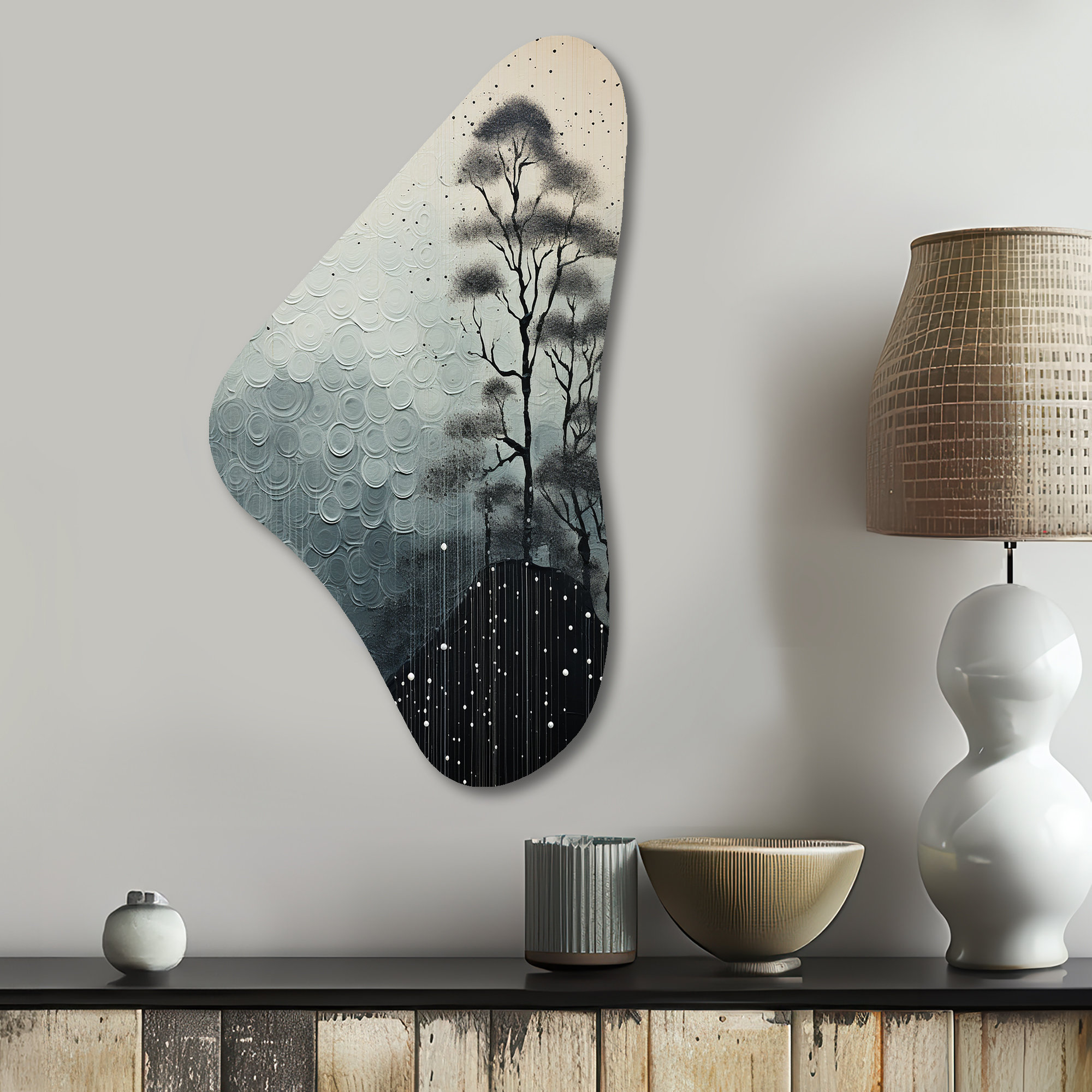 Lark Manor™ Japan Art Serene Zen Minimalism III - Japan Art Boomerang ...