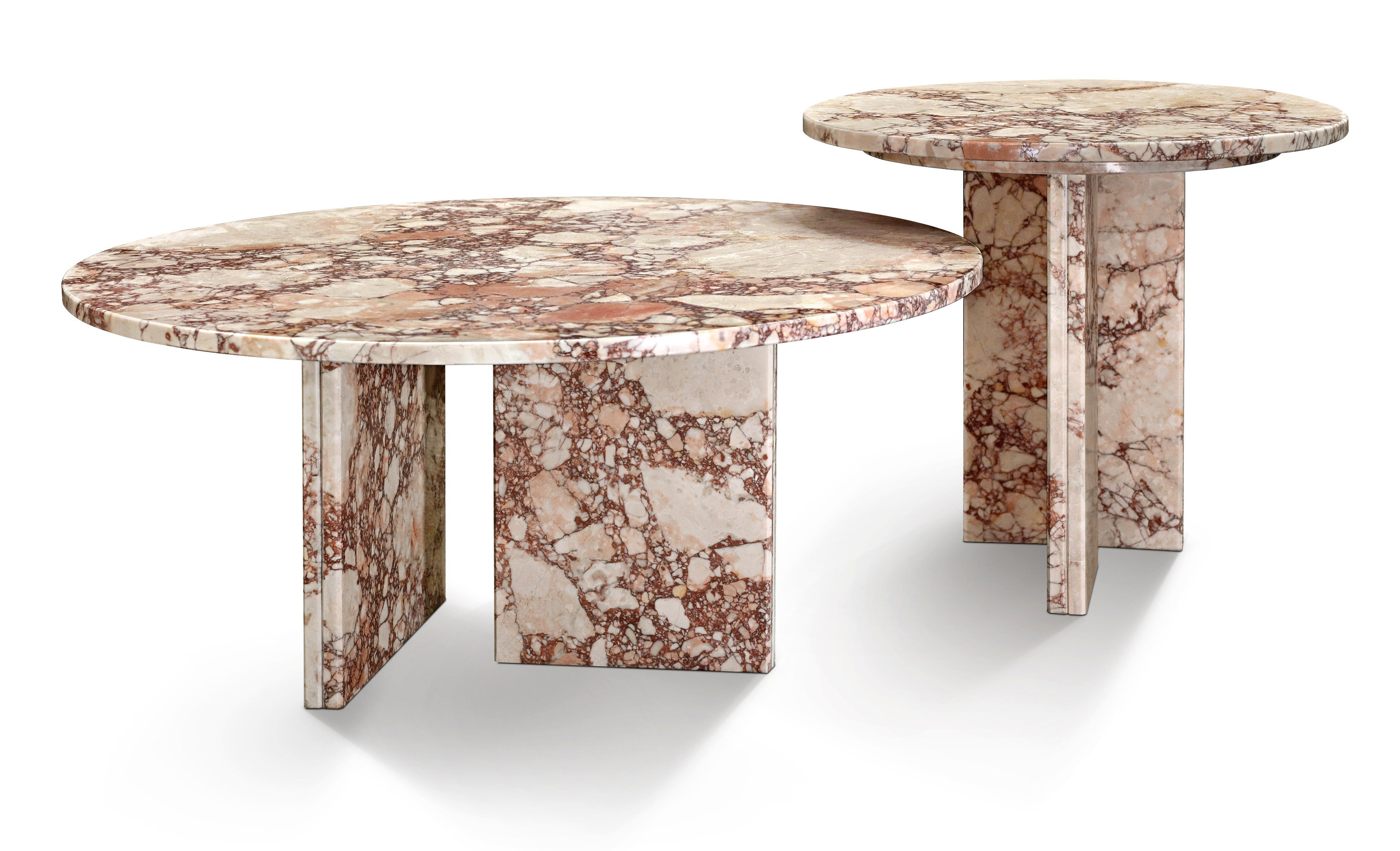 Orren Ellis Marble Coffee Table Set, Small Table, Living Room Table ...