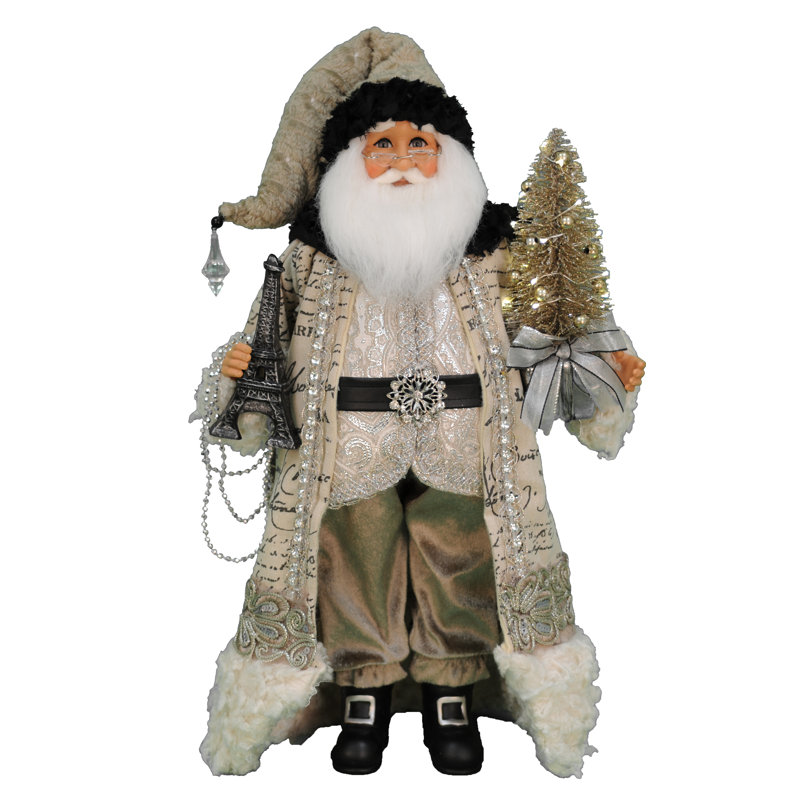 Karen Didion Originals Lighted Paris Santa & Reviews | Wayfair