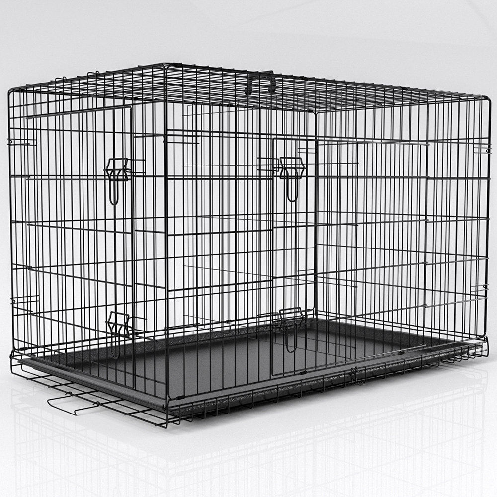 Tucker Murphy Pet™ Collapsible Portable Folding Steel Wire Dog Crate ...
