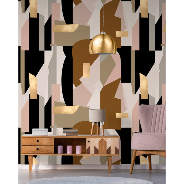 Mind The Gap The Art Of Abstract Abstract Wallpaper Roll | Perigold