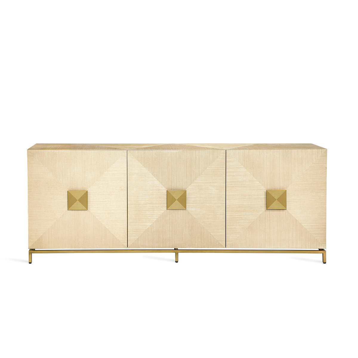 Interlude Gaspard 84" Wide 3 Drawer Sideboard | Wayfair