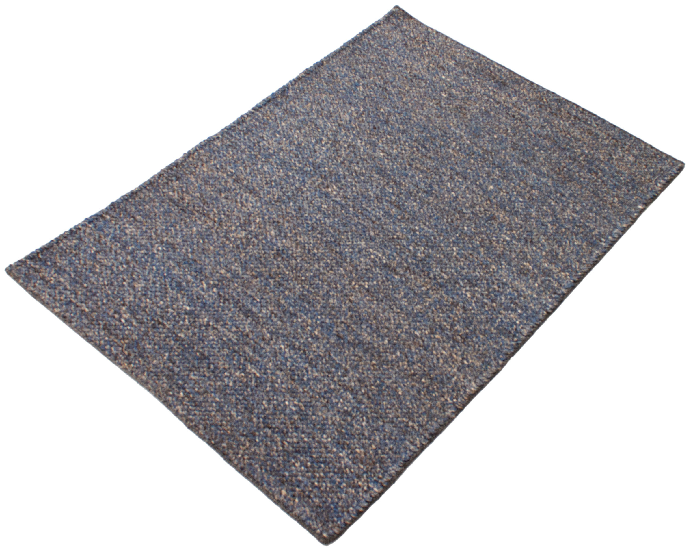 17 Stories Hand Braided Wool Blue Area Rug | Wayfair