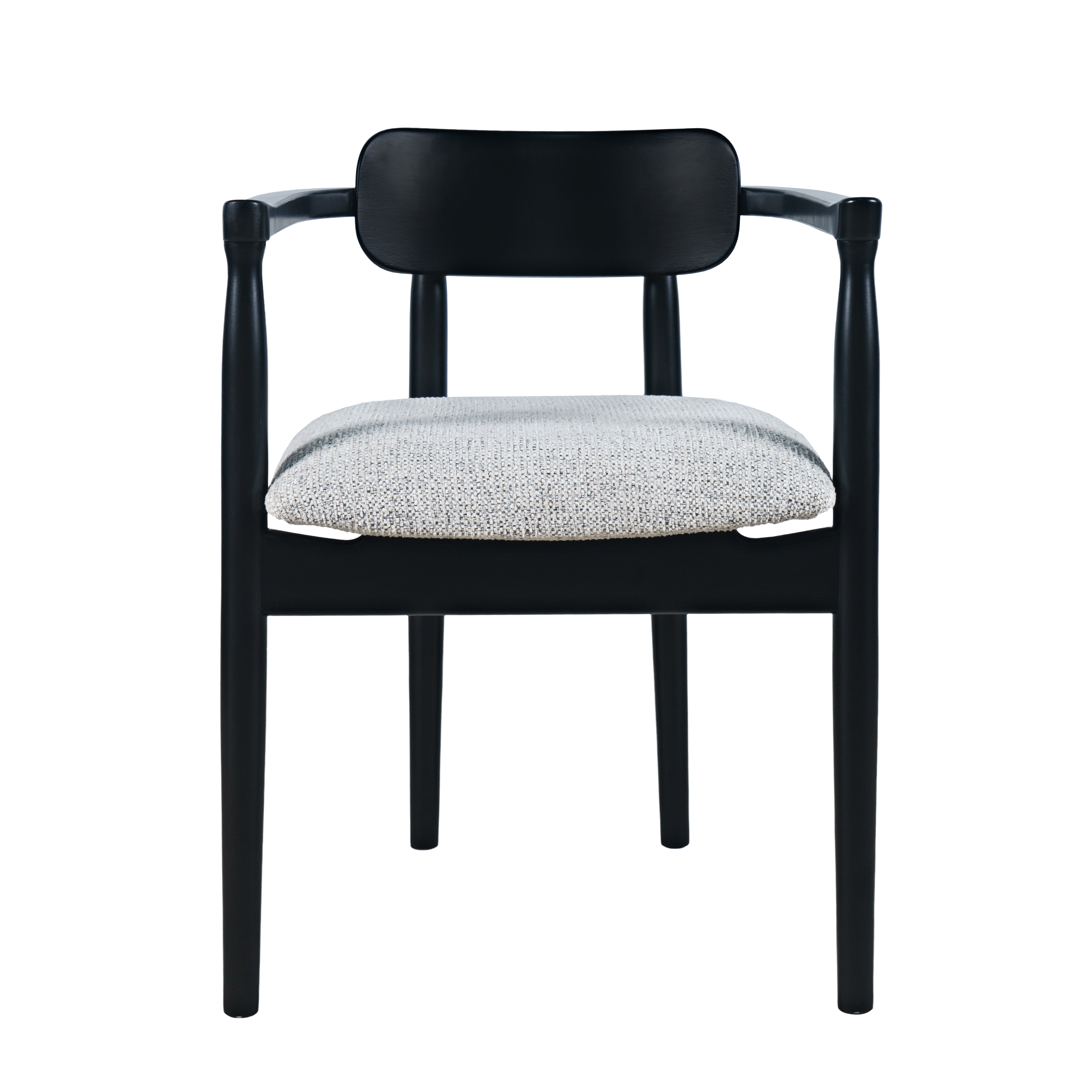 Hokku Designs Linden Mid-Century Modern Upholstered Dining Chair with ...