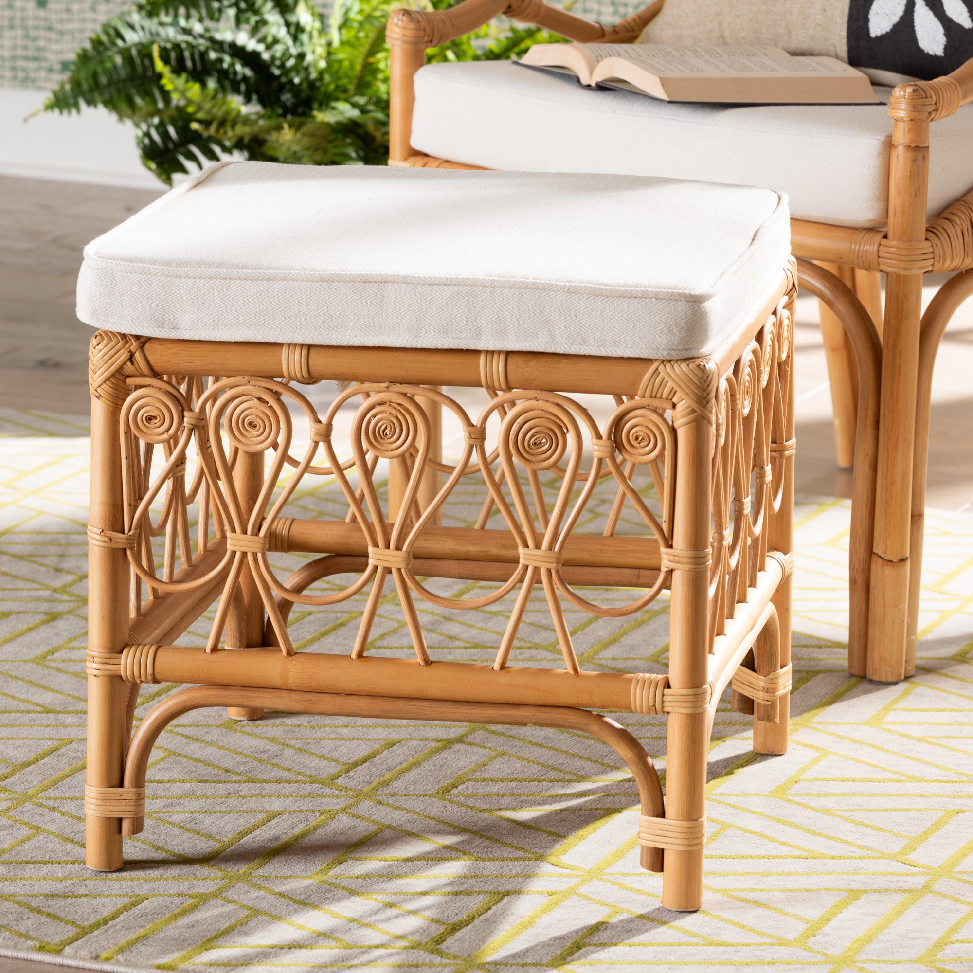 Bay Isle Home™ Breckynn Rattan Accent Stool & Reviews - Wayfair Canada