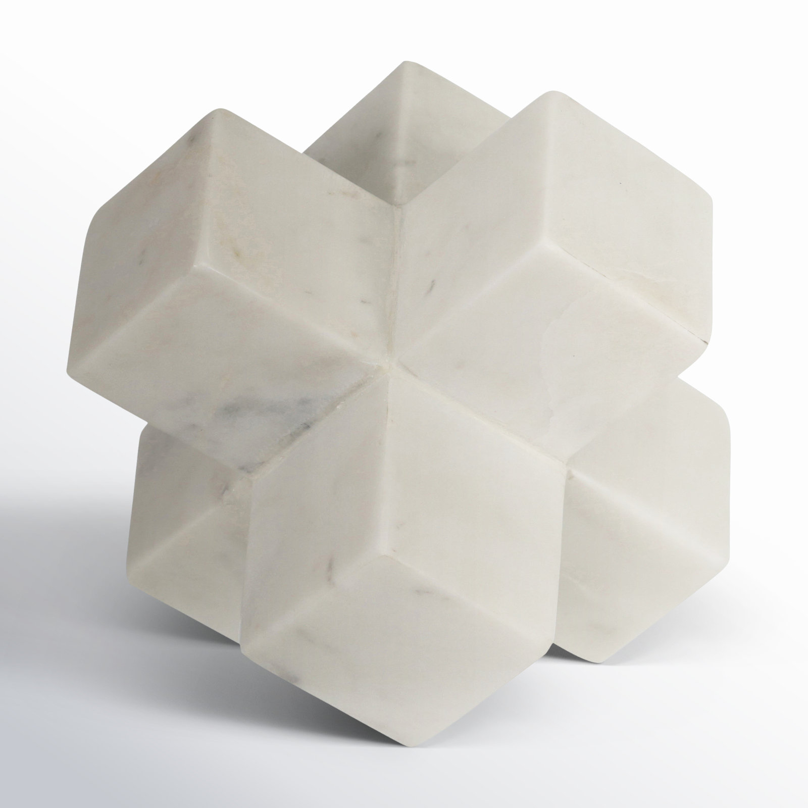AllModern Neutral Contemporary Marble 7" Jack Sculpture & Reviews ...
