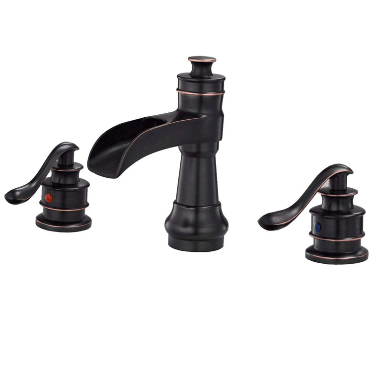 GAWEZA Single-Hole 2-handle Bathroom Faucet | Wayfair