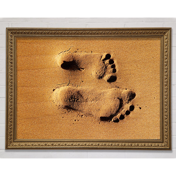 Ebern Designs Footprints In The Sands Of Time - Single Picture Frame ...