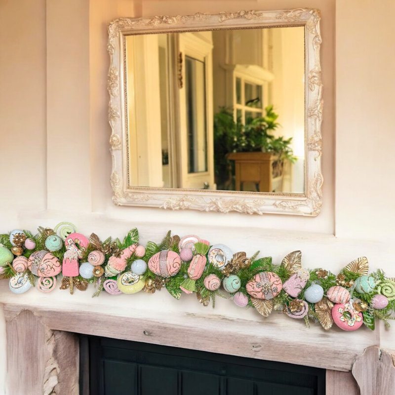 The Holiday Aisle® Easter Pastel Sweet Garland | Wayfair