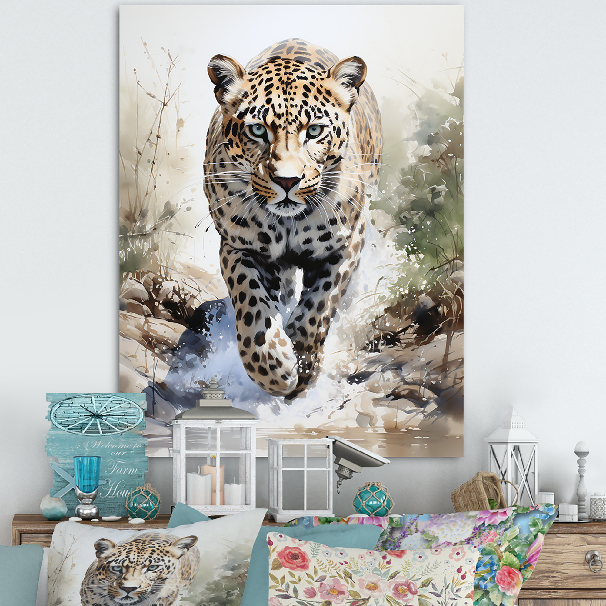 Latitude Run® Laranya Leopard Elegance In Africa On Canvas Print | Wayfair