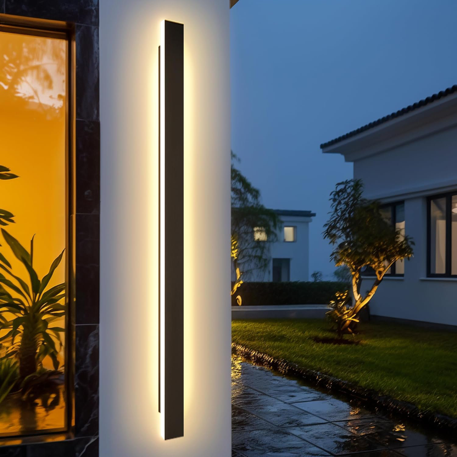 Orren Ellis Dropati Aluminum Lantern LED Outdoor Wall Light | Wayfair