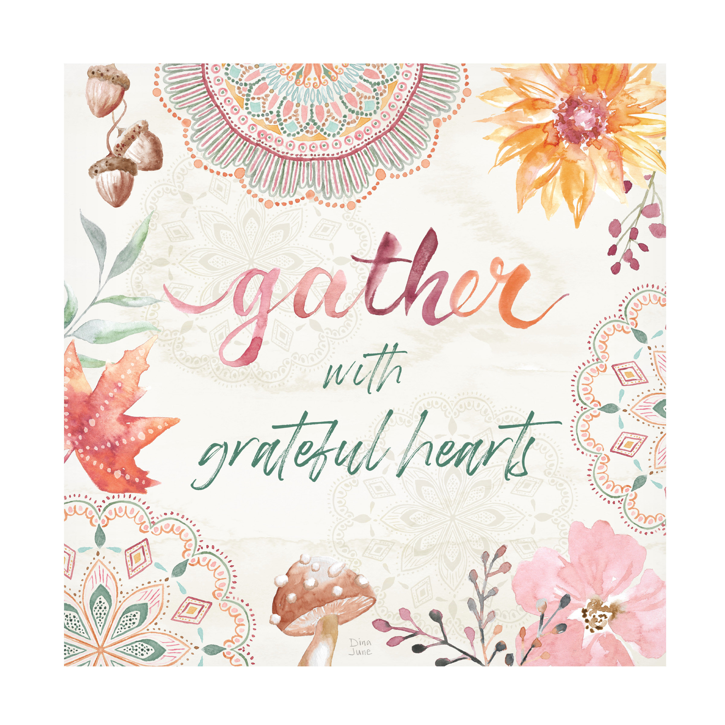 Trinx Dina June 'Harvest Touch VII' Canvas Art | Wayfair