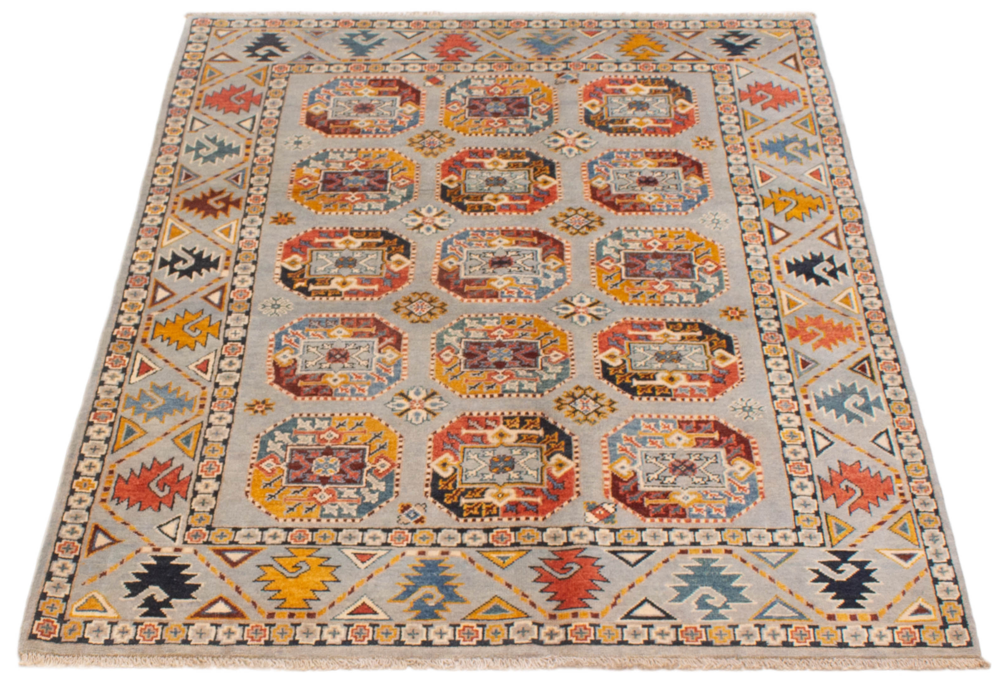 Isabelline Zaaron One-of-a-Kind 4'9" X 6'5" Area Rug Grey | Wayfair