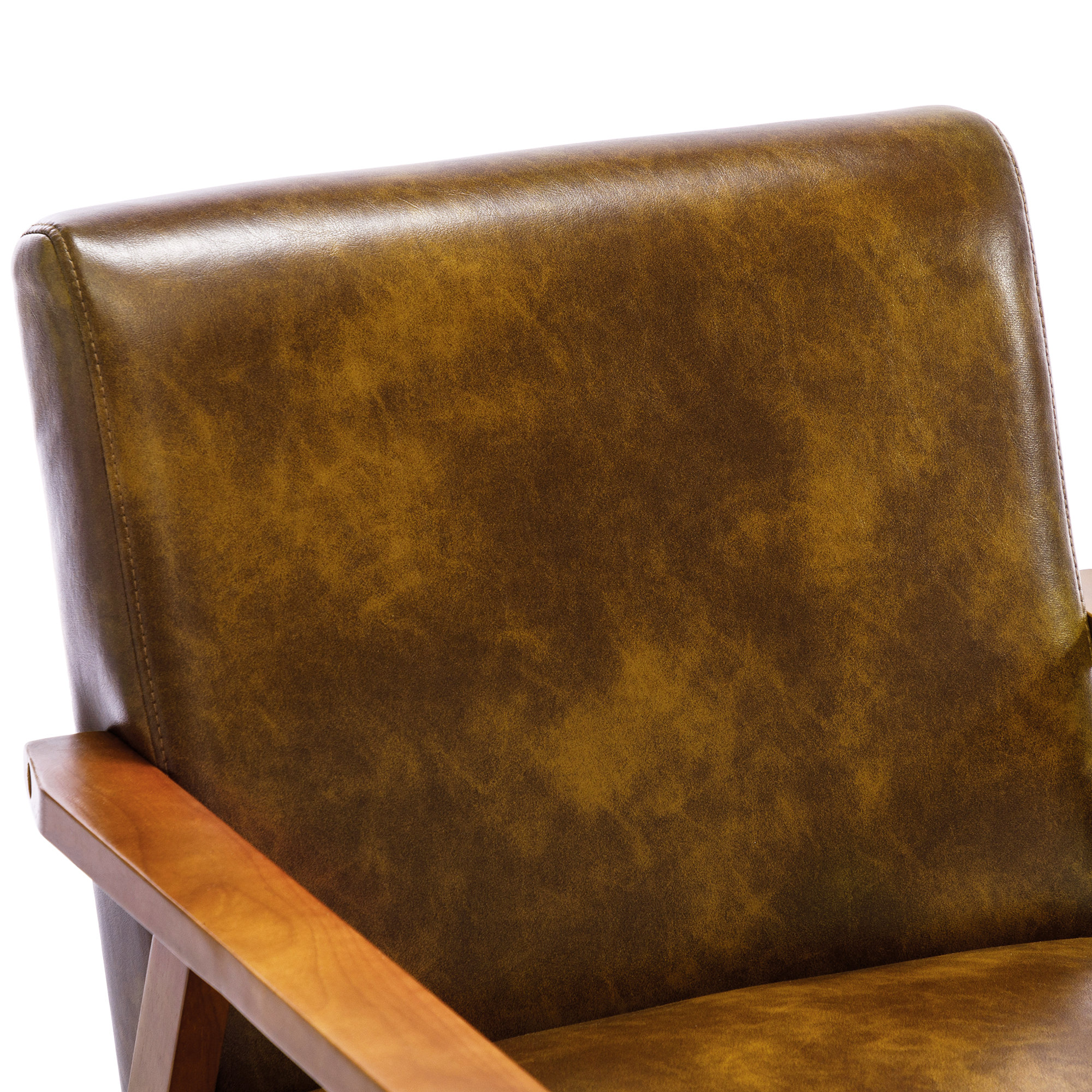Wade Logan® Ayvie Faux Leather Armchair - Wayfair Canada