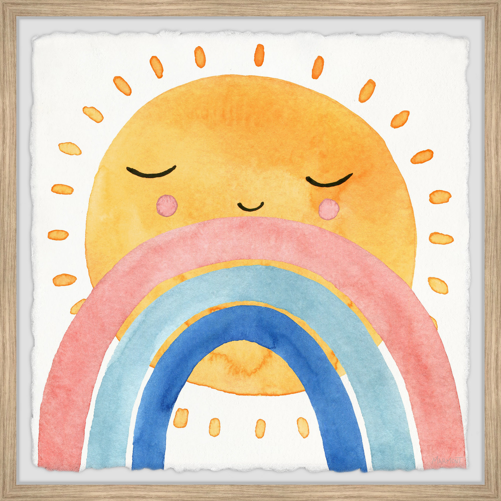 Isabelle & Max™ Gauna All About Rainbows Framed Print | Wayfair