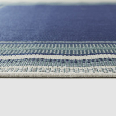 Balta Flatweave Blue Indoor/Outdoor Rug & Reviews | Wayfair