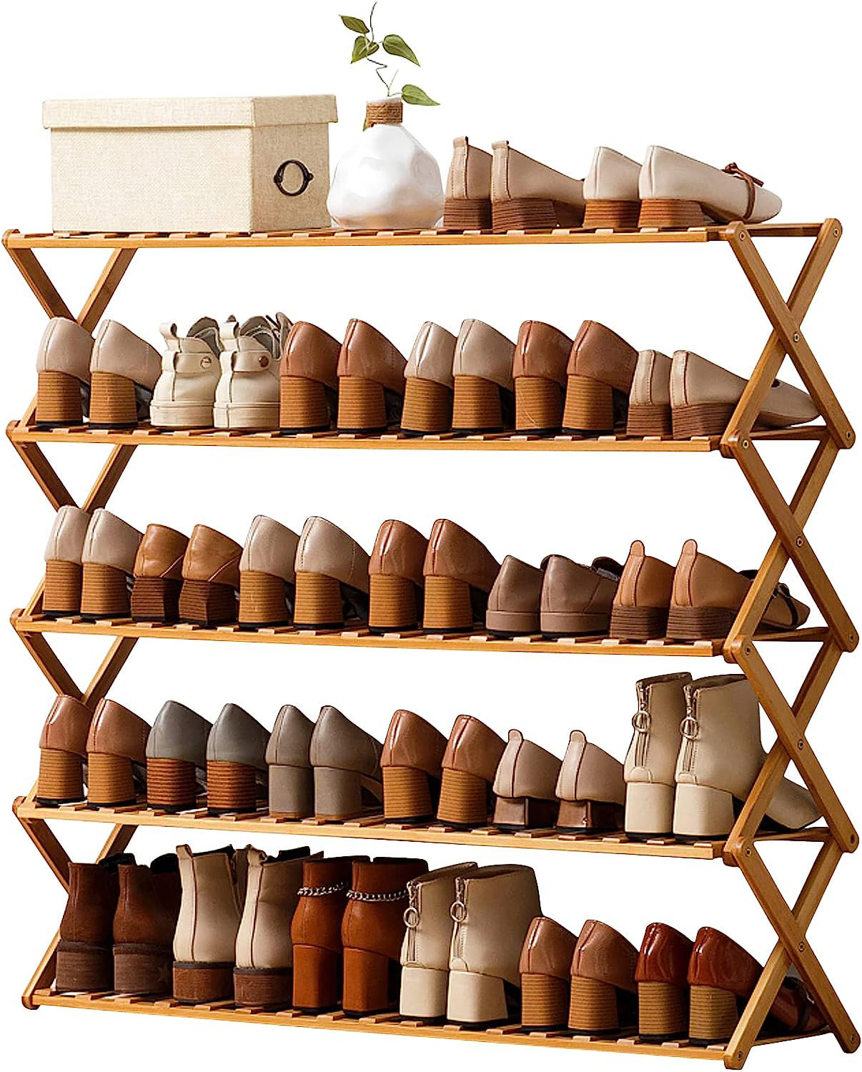 Rebrilliant Entryway 30 Pair Shoe Rack - Wayfair Canada