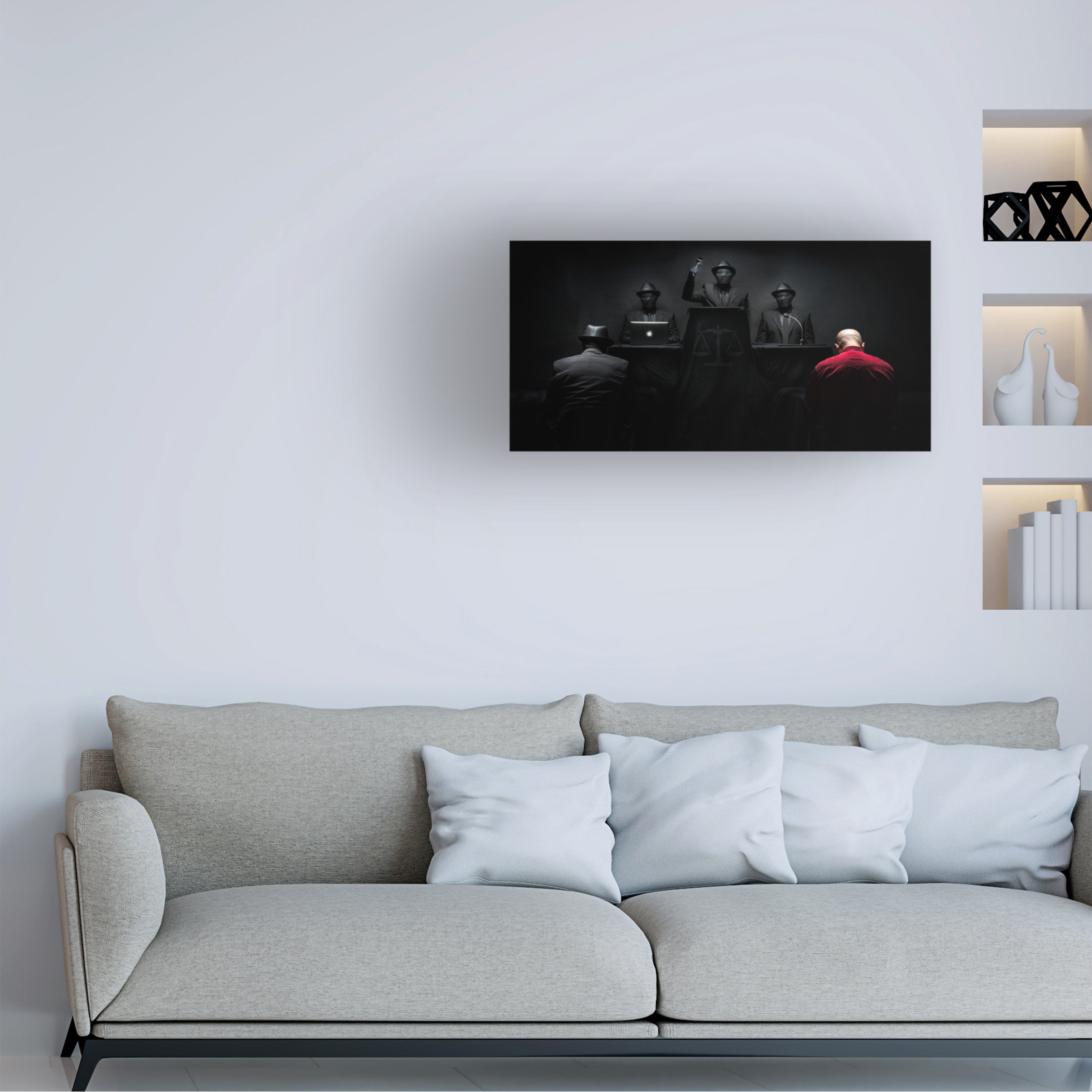 Winston Porter Petri Damsten Blind Justice Canvas Art | Wayfair