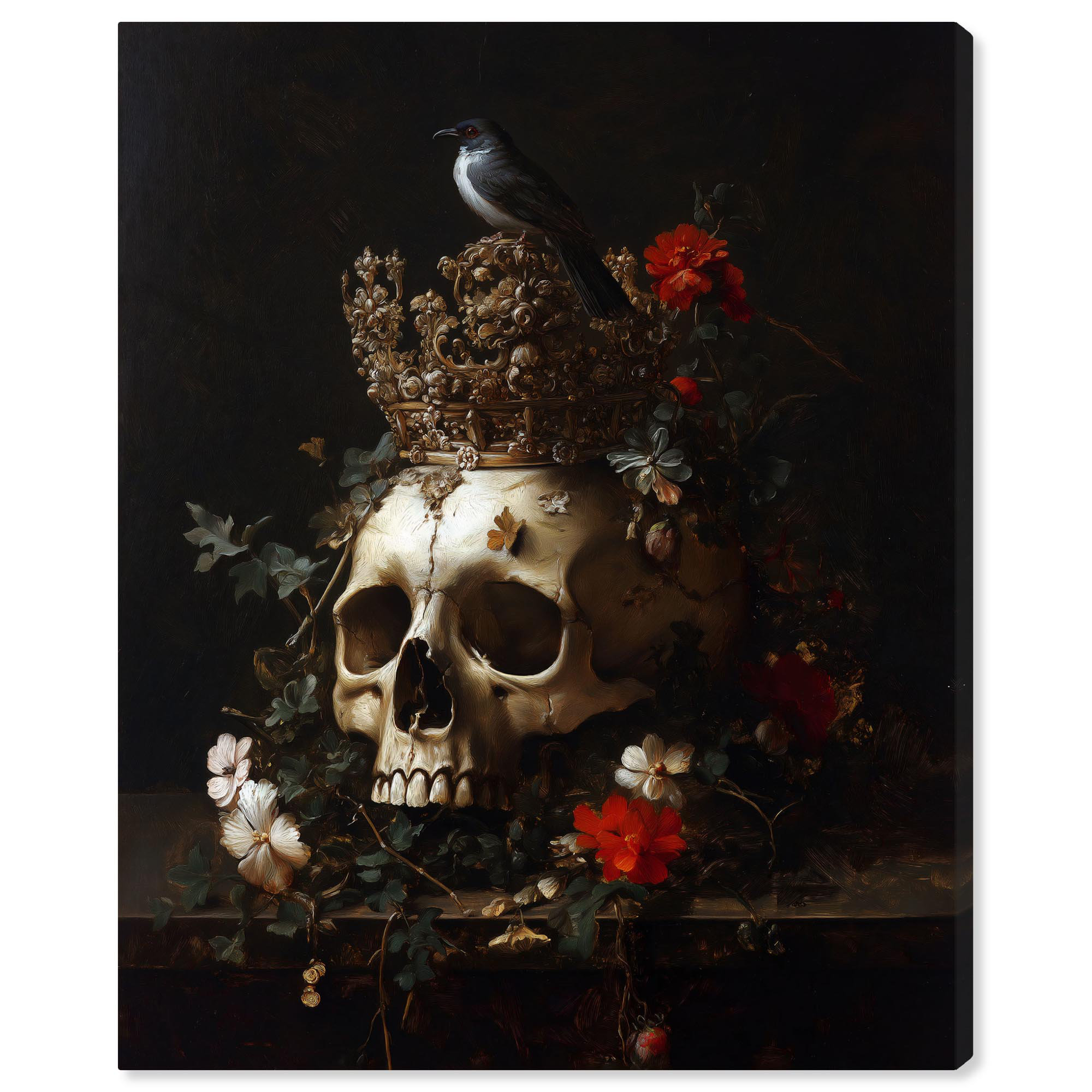 Art Remedy Skull's Legacy Canvas Gothic Art Prints by Art Remedy | Wayfair