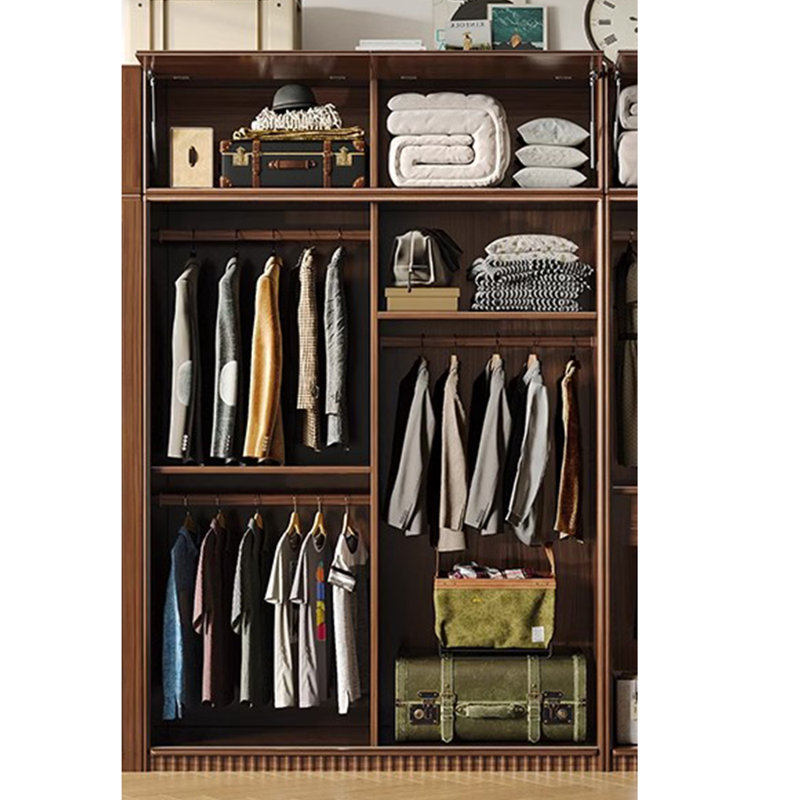 Parttlion American style simple retro bedroom wardrobe | Wayfair