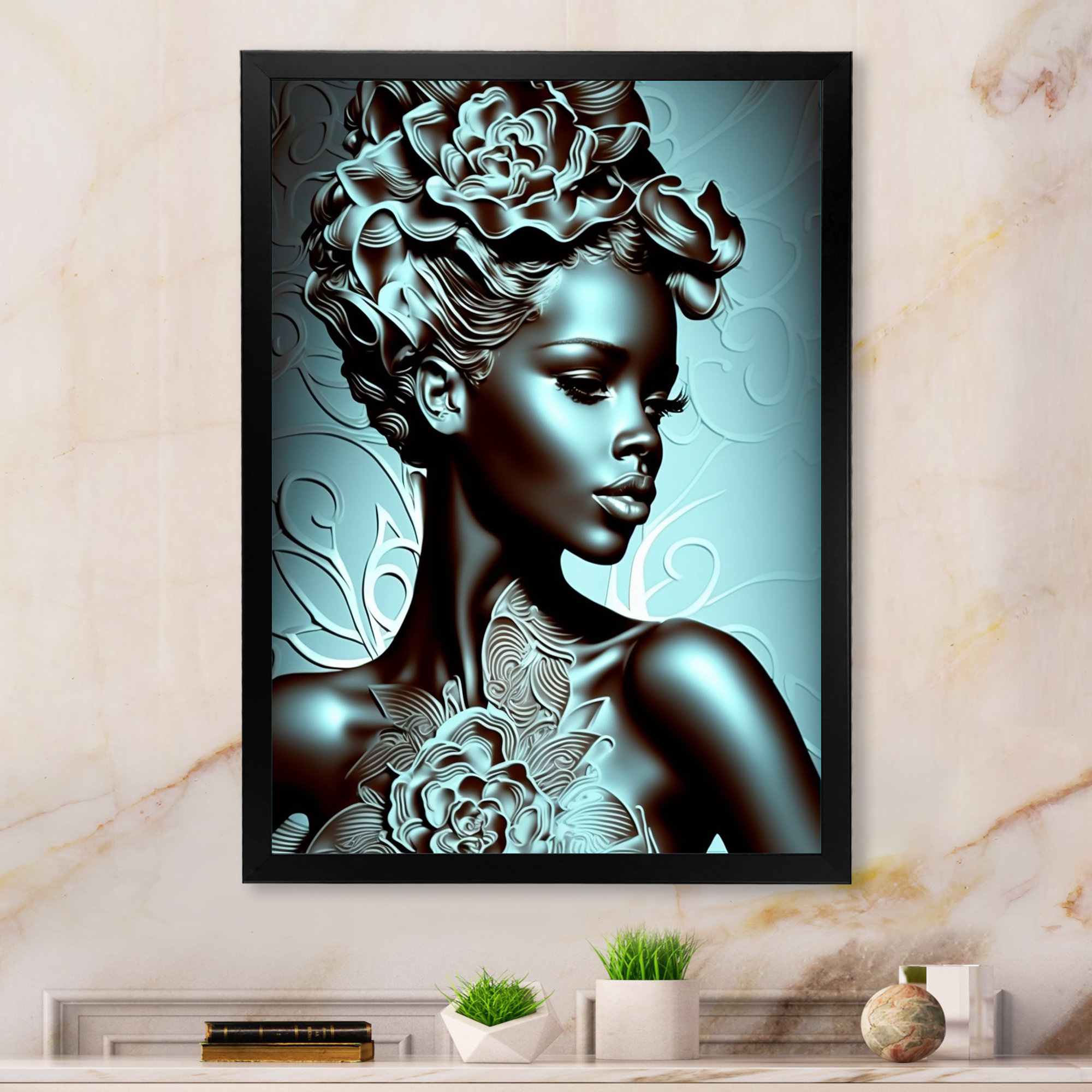 House of Hampton Vintage American Fashion Model IV sur toile - Wayfair ...