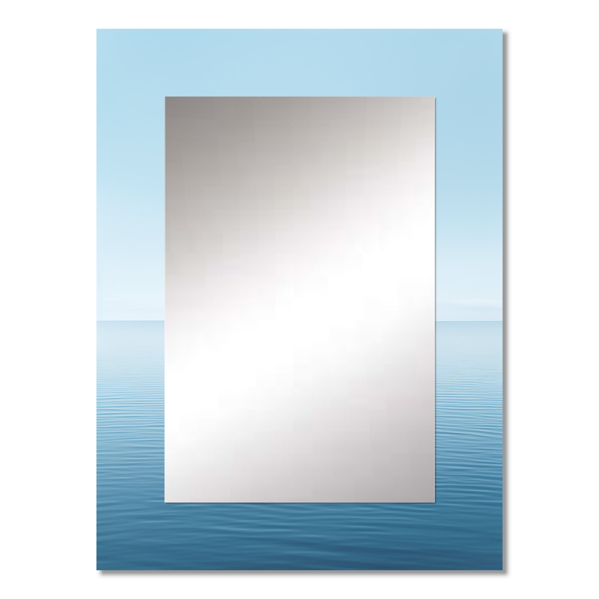 Ivy Bronx Oceans Infinity Dreamscape III - Minimalism Large Wall Mirror ...