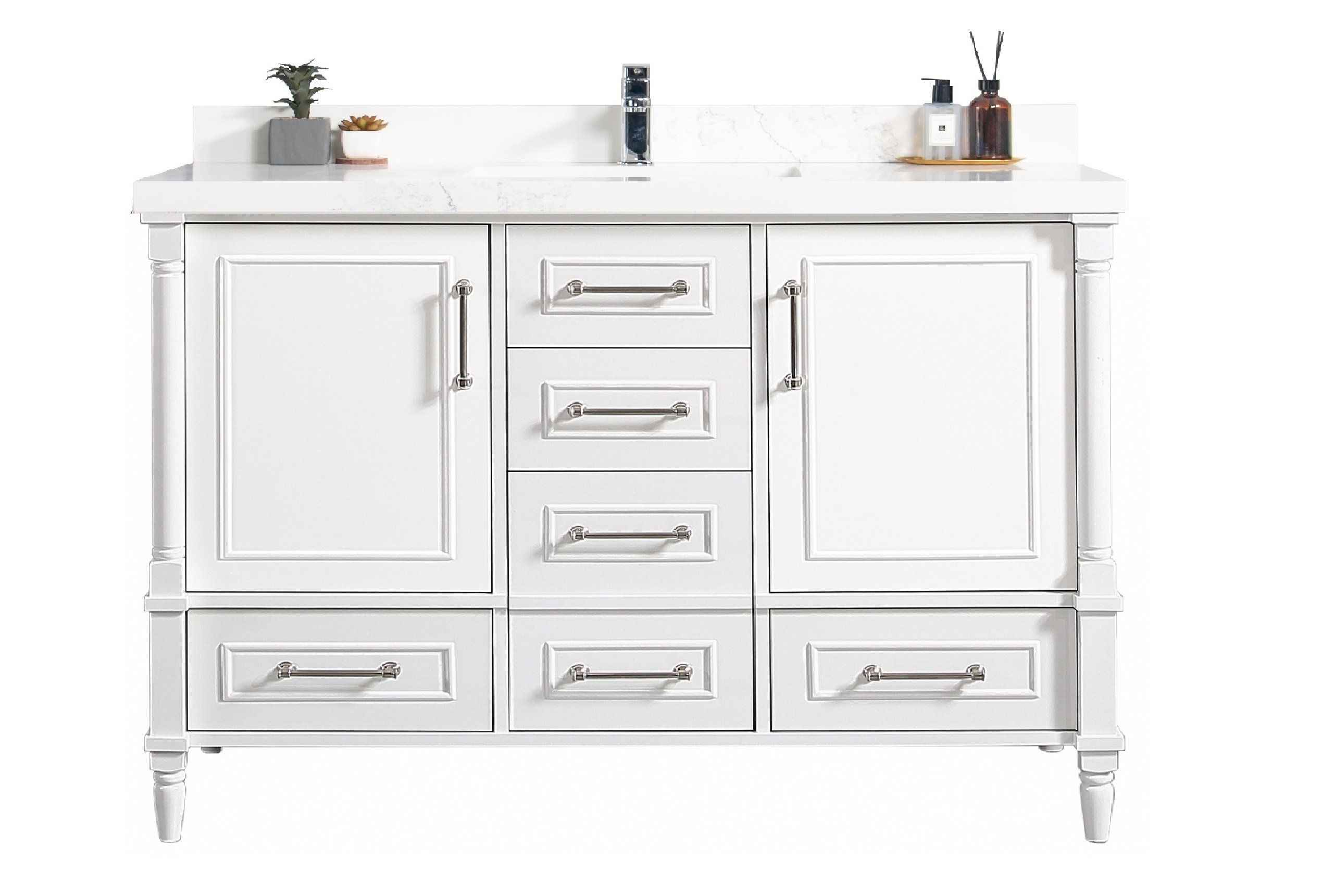 Mercer41 Ensemble de meuble-lavabo simple 60 po Flavell - Wayfair Canada