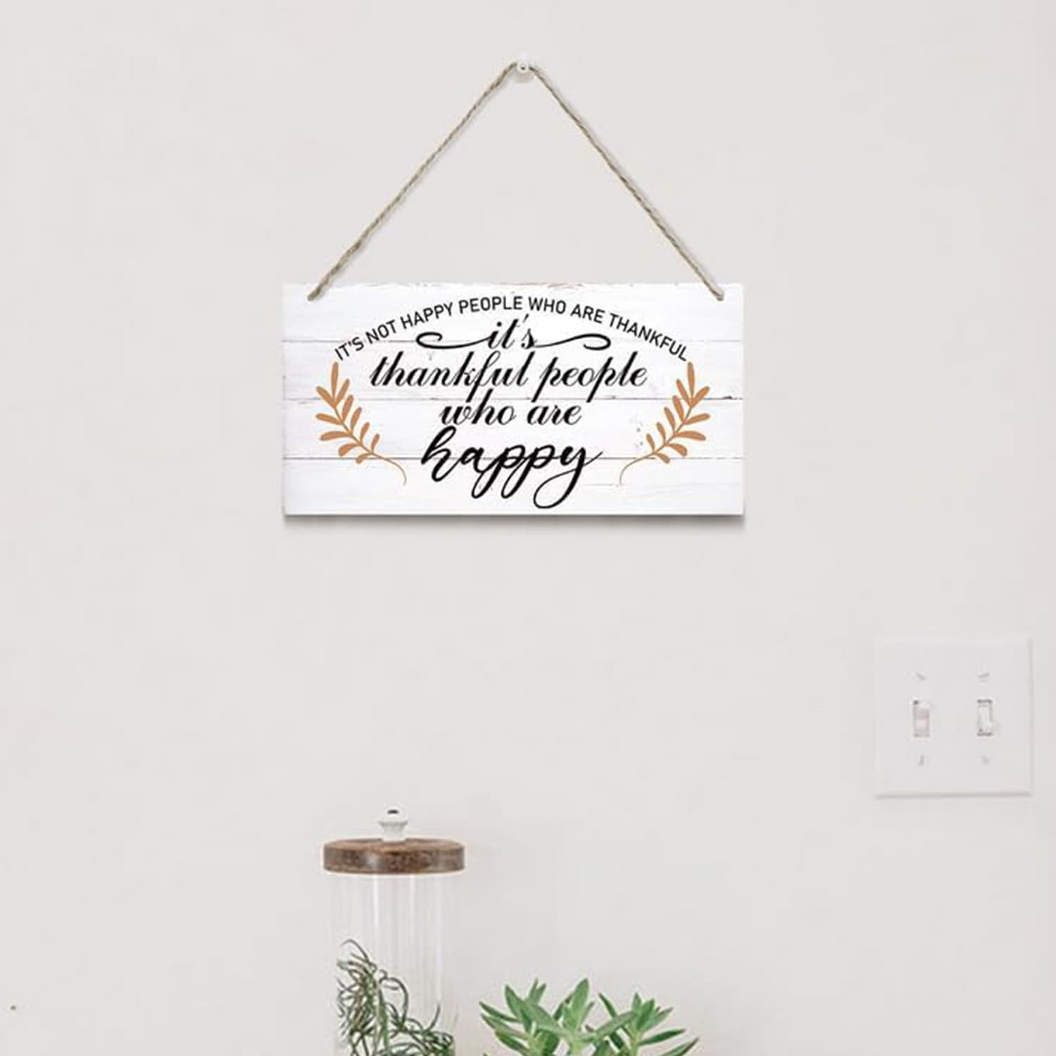 The Holiday Aisle® Fall decor, hanging wood sign home decor, wall Deco ...