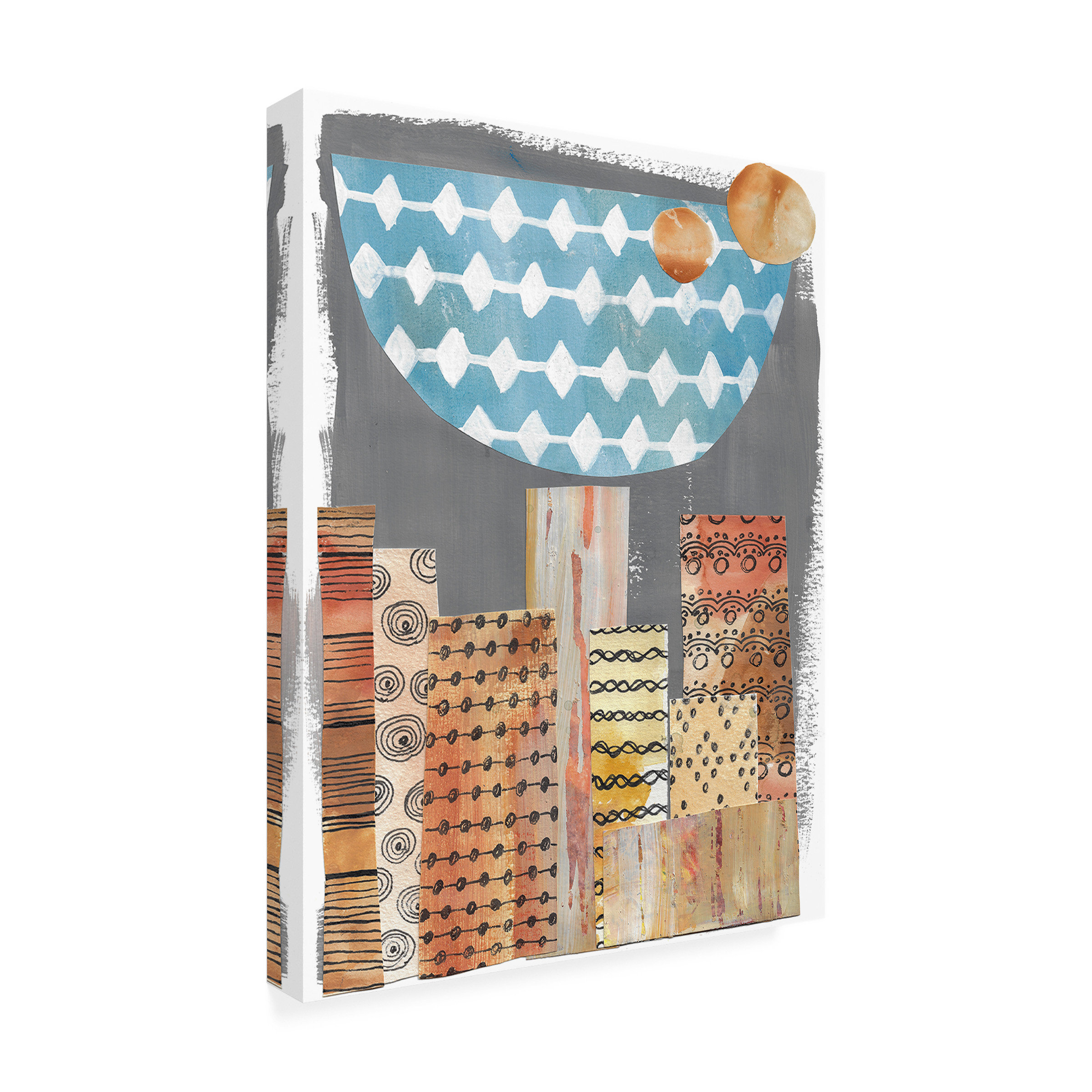 Winston Porter Brownell Sunny Night On Canvas by Maliq Print | Wayfair