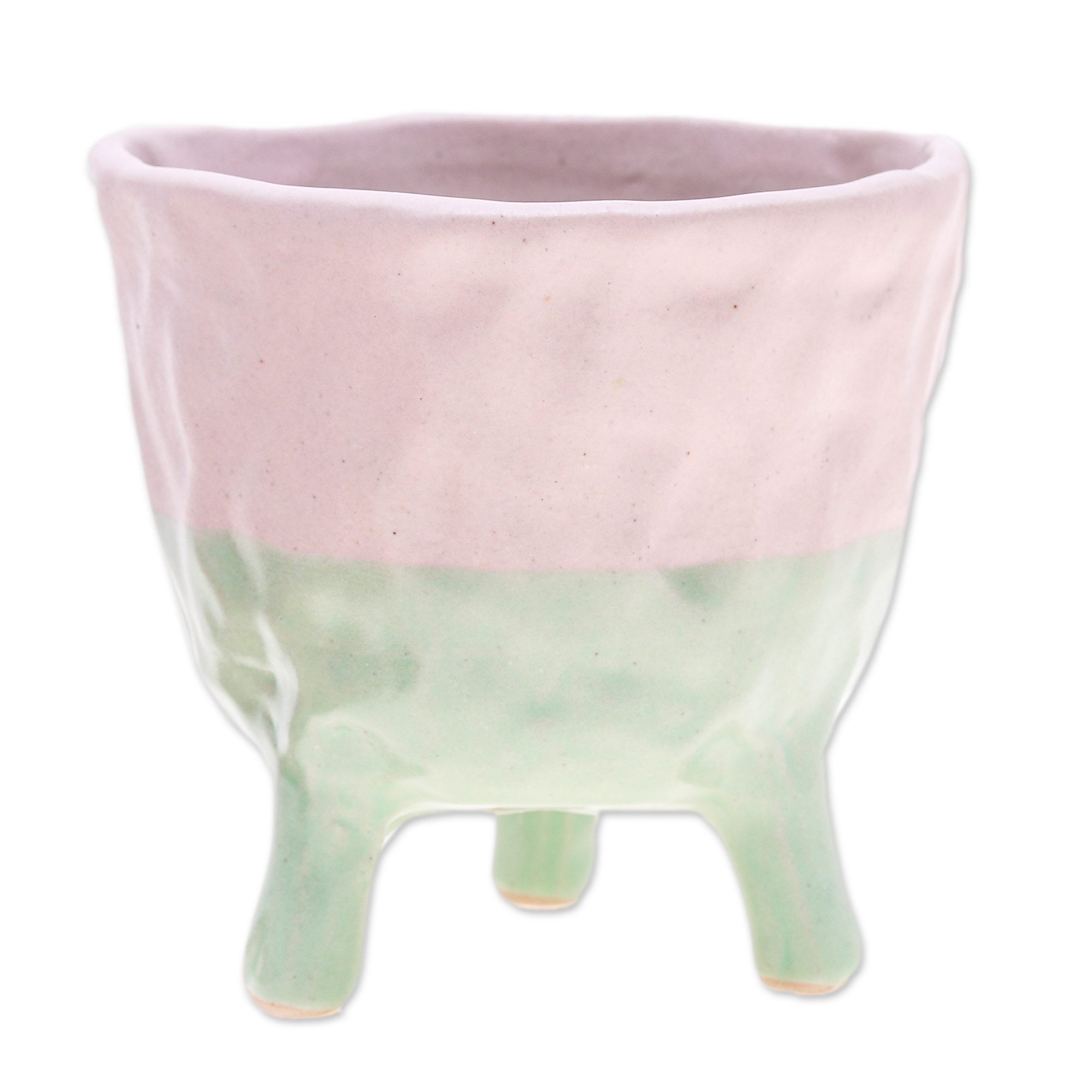 Winston Porter Handmade Pink Sprout Ceramic Flower Pot - Wayfair Canada