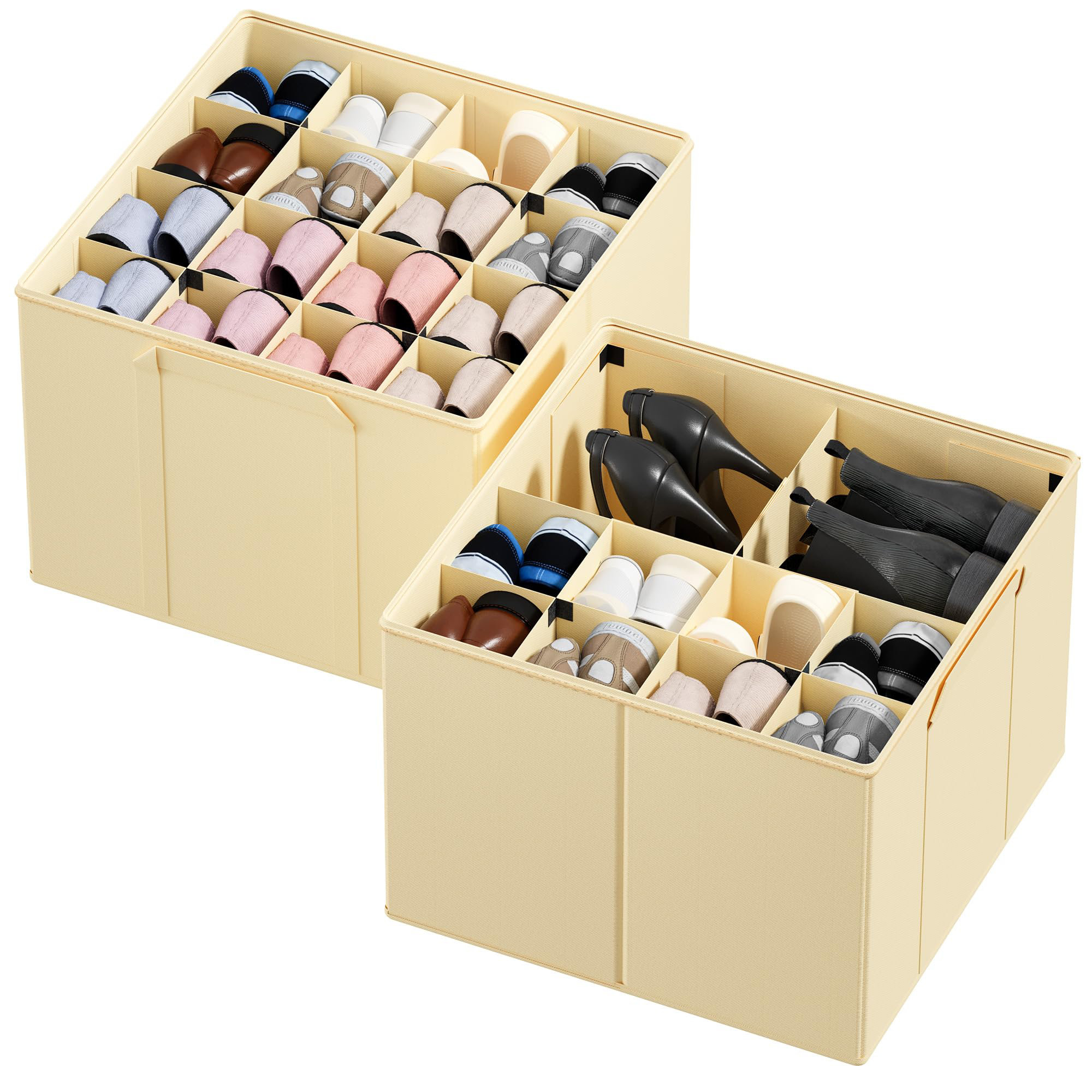 Hokku Designs Shoe Organizer For Closet,Foldable Shoe Storage ...