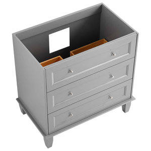 TileBar Nora 36" Freestanding Standard Single Bathroom Vanity with Top ...