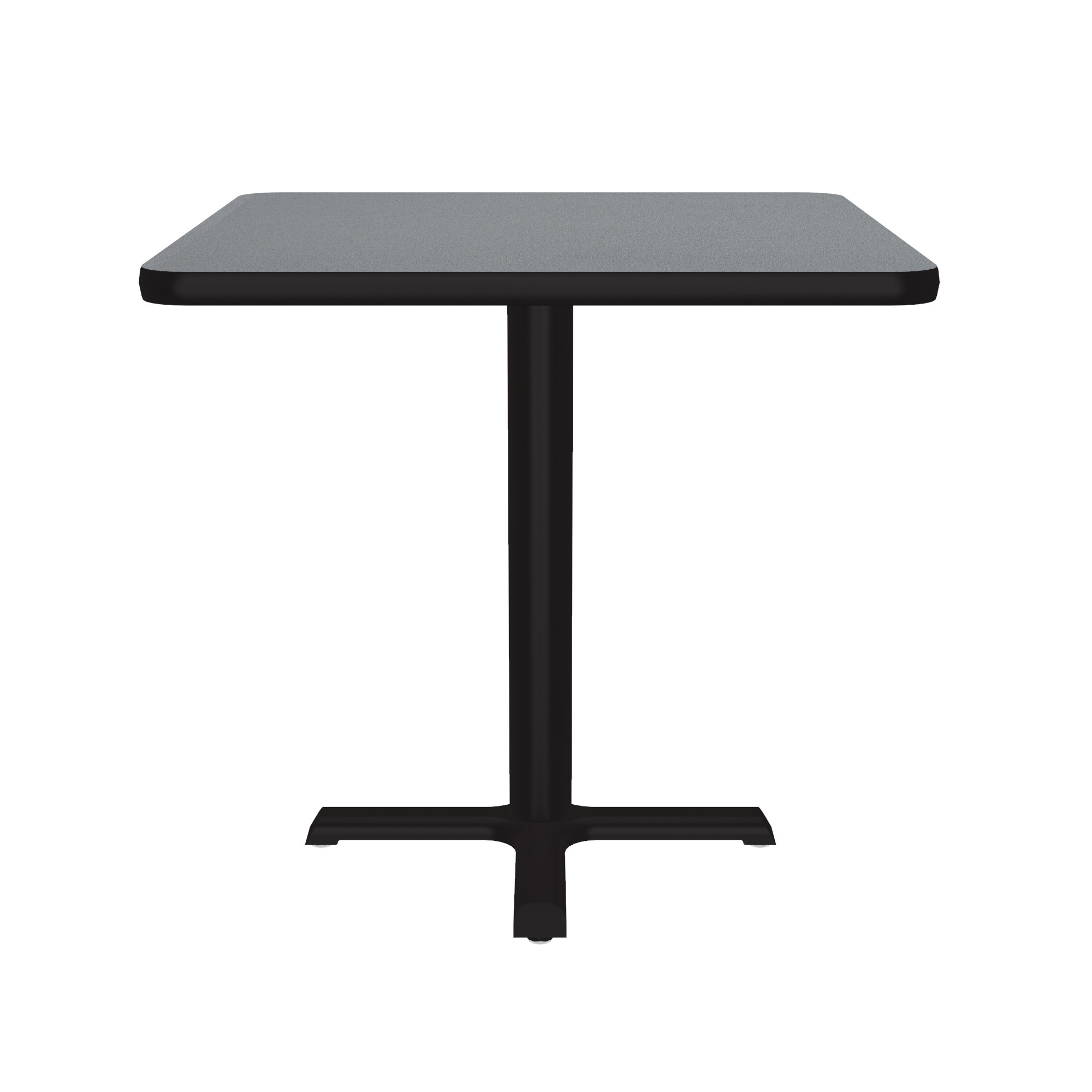 Correll, Inc. Correll 24 Square Café & Break Room Bistro Table, Gray ...