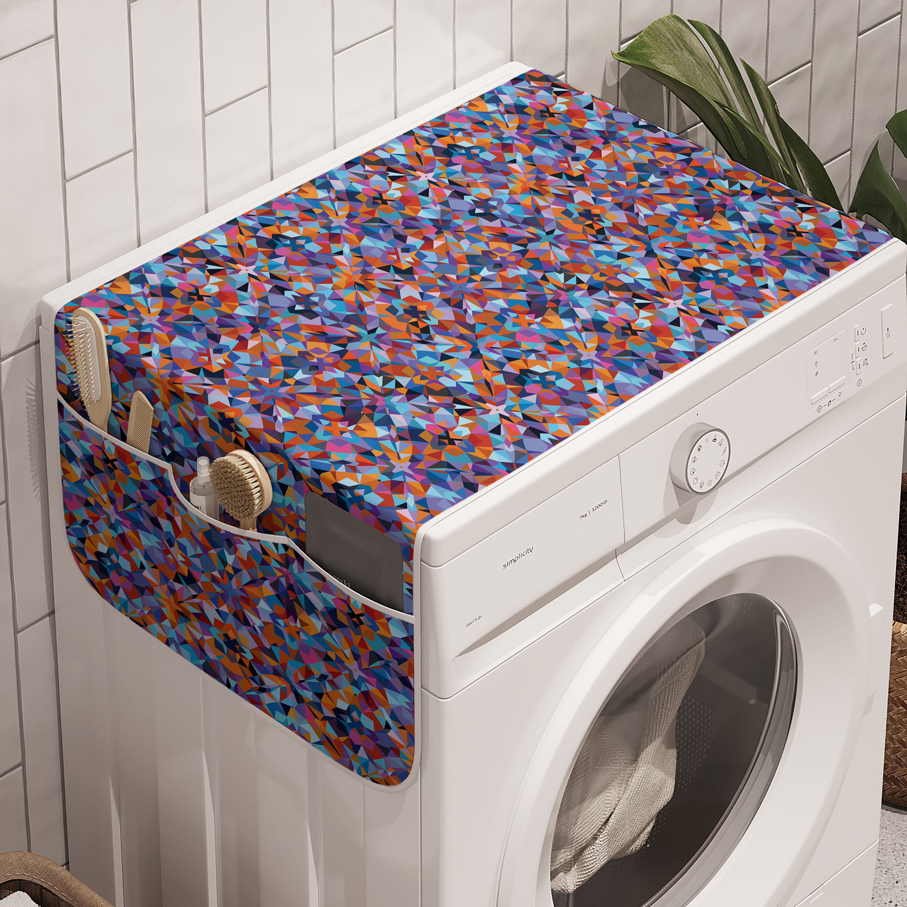 East Urban Home 1970s Washing Machine Organizer Pack of 2 47" x 18.5 ...