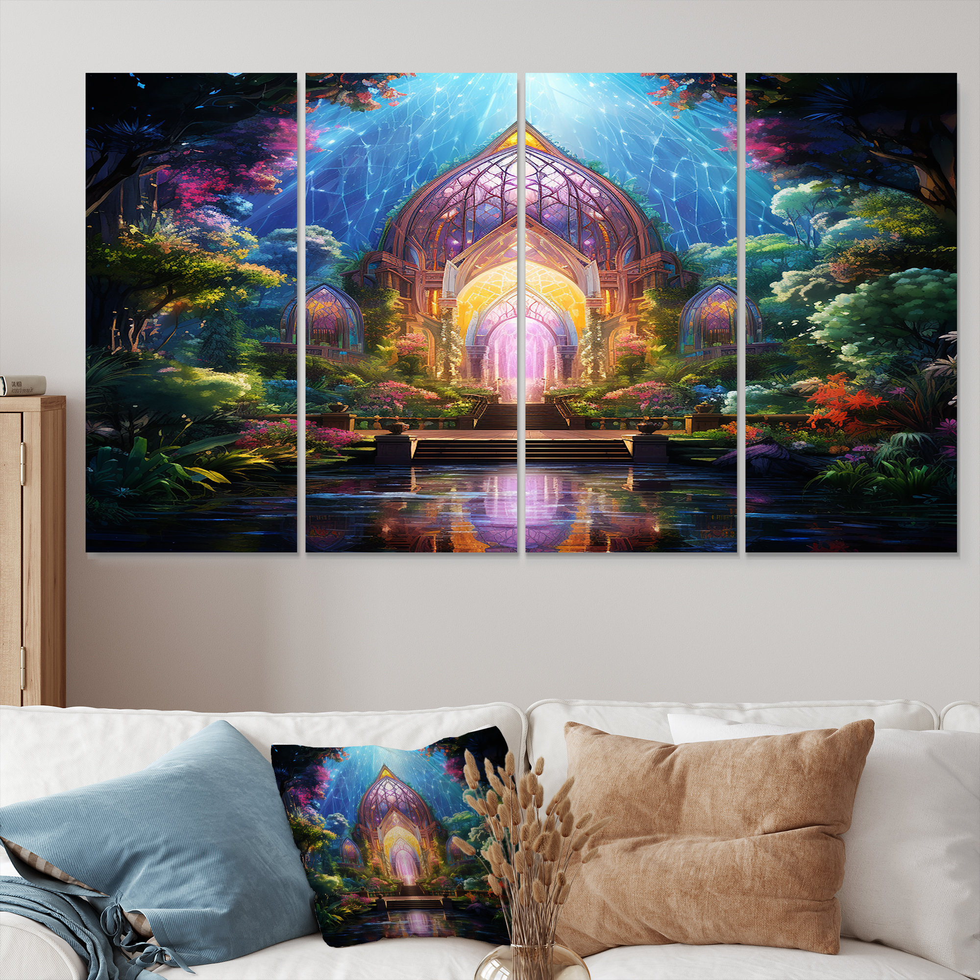 Design Art Sacred Portal To Inner Wisdom - Abstract Landscape Wall Art ...