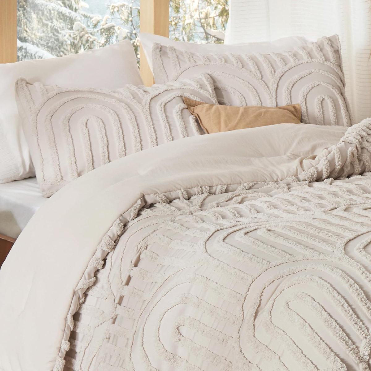 Bedsure Comforter Set-Arch Jacquard Boho Bedding Sets & Reviews | Wayfair
