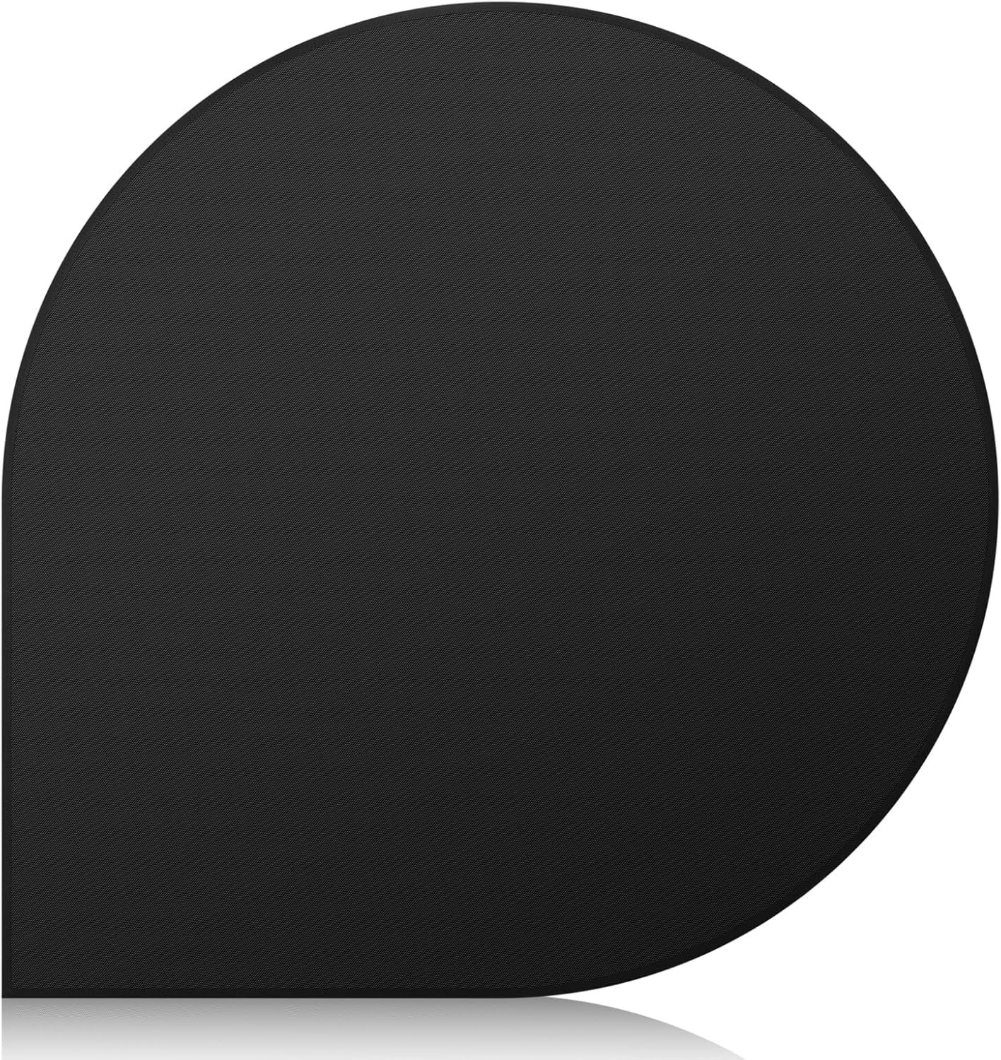 Latitude Run® Fireproof Corner Fireplace Mat Half Round Hearth Rug ...