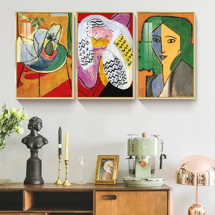 Brayden Studio® Henri Matisse - 3 Piece Picture Frame Painting Set on ...